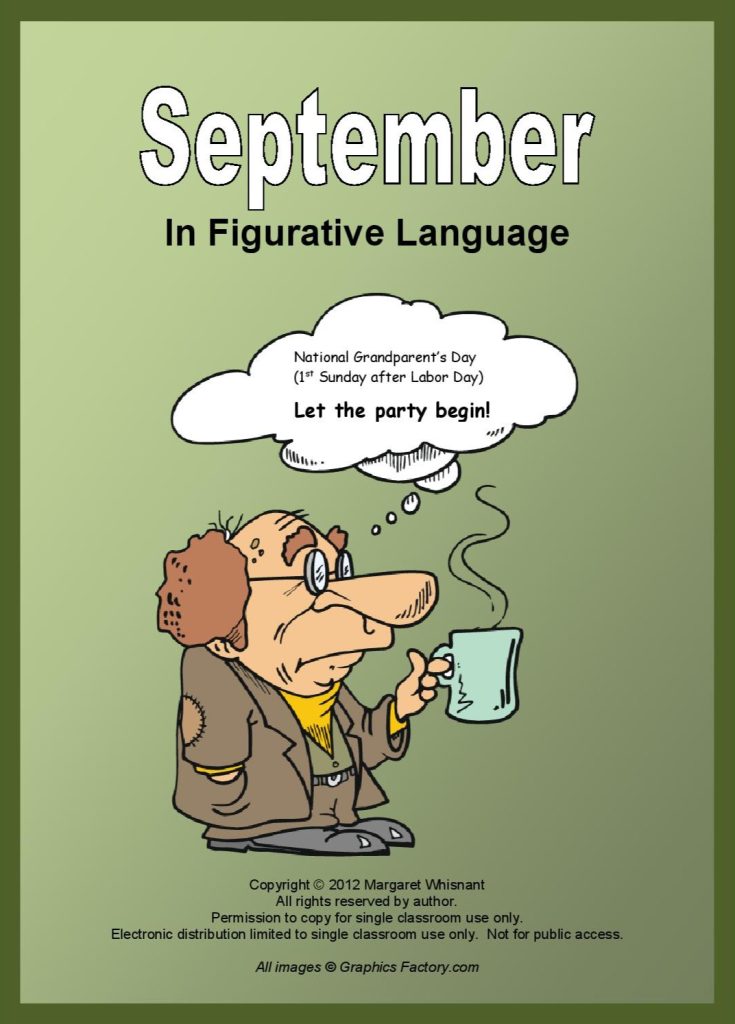 September in Figurative Language | Taking Grades for Teachers