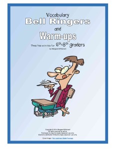 Vocabulary Bell Ringers 6th-8th Graders | Taking Grades for Teachers
