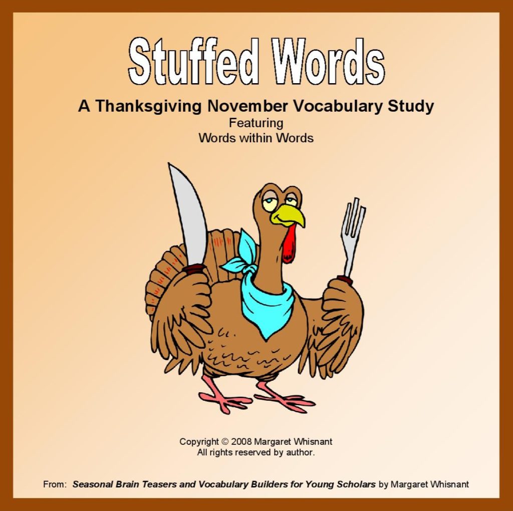 Thanksgiving Bell Ringers: Vocabulary with Stuffed Words